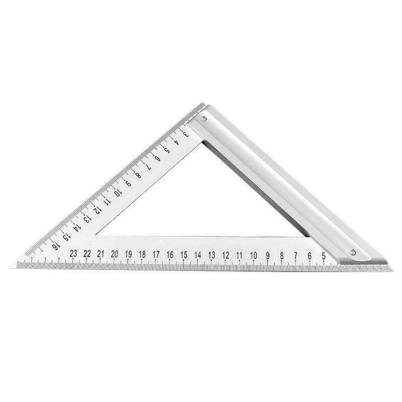 Stainless Steel Triangle Square Carpenter Protractor Miter Measuring ...