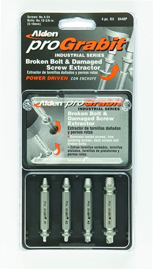 New Alden 8440P Pro Grabit Broken Bolt and Damaged Screw Extractor MADE ...