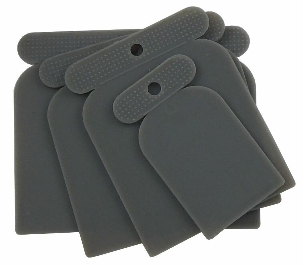 4pc Plastic Plastering Filler Body Applicator Spreader Paint Putty ...