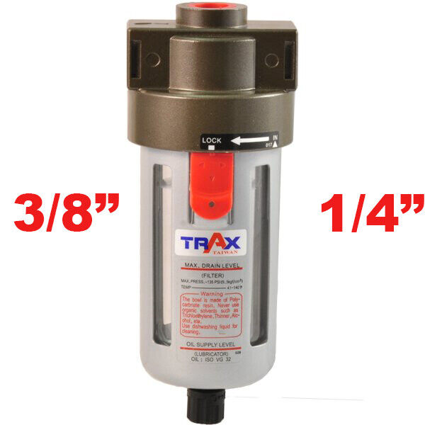 TRAX Air Drip Leg Drain Filter Compressor Moisture Trap Separator MADE ...