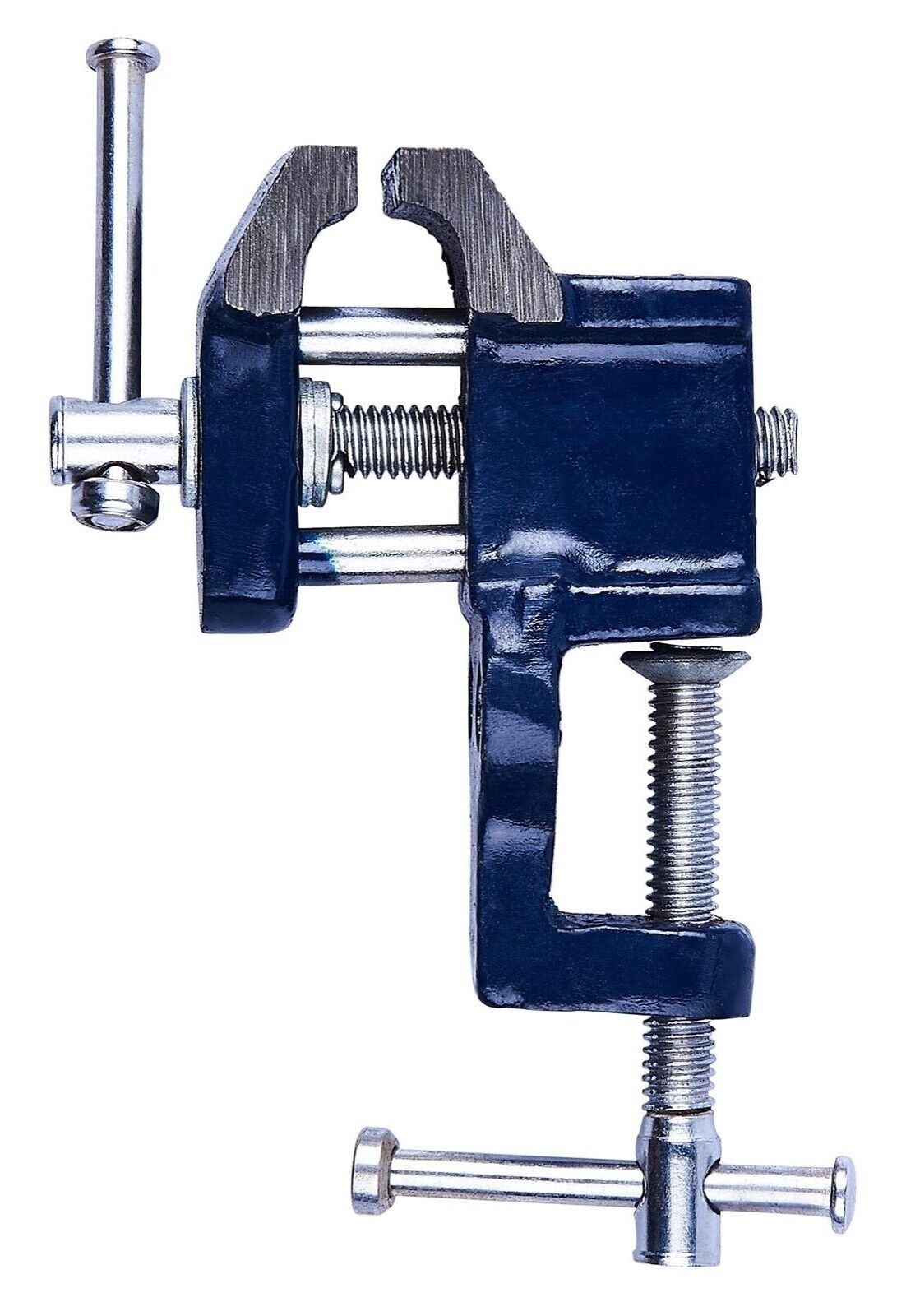 Force pro HD 60mm Portable Table Bench Vice Clamp Mini Vise Anvil Cast ...