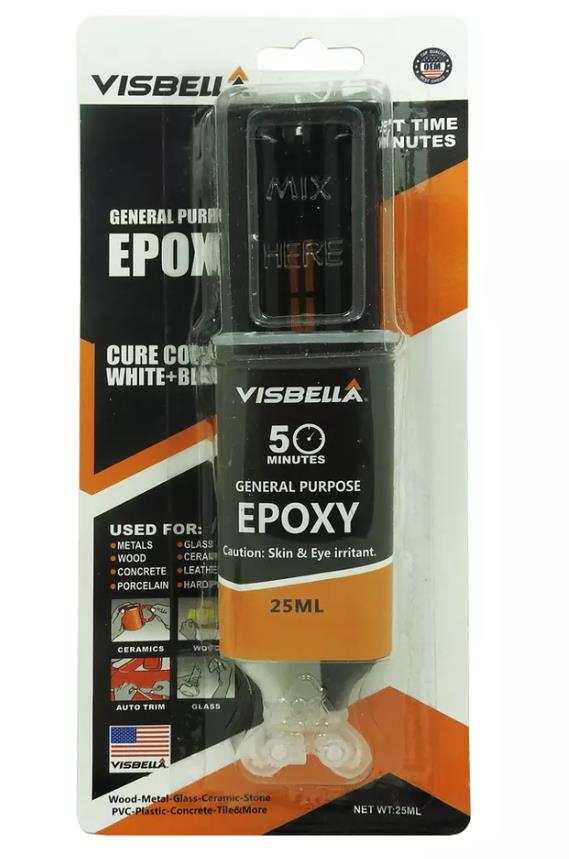 PRO High Strength 5-Minute Epoxy With 25ml Syringe 1500psi Grey ...