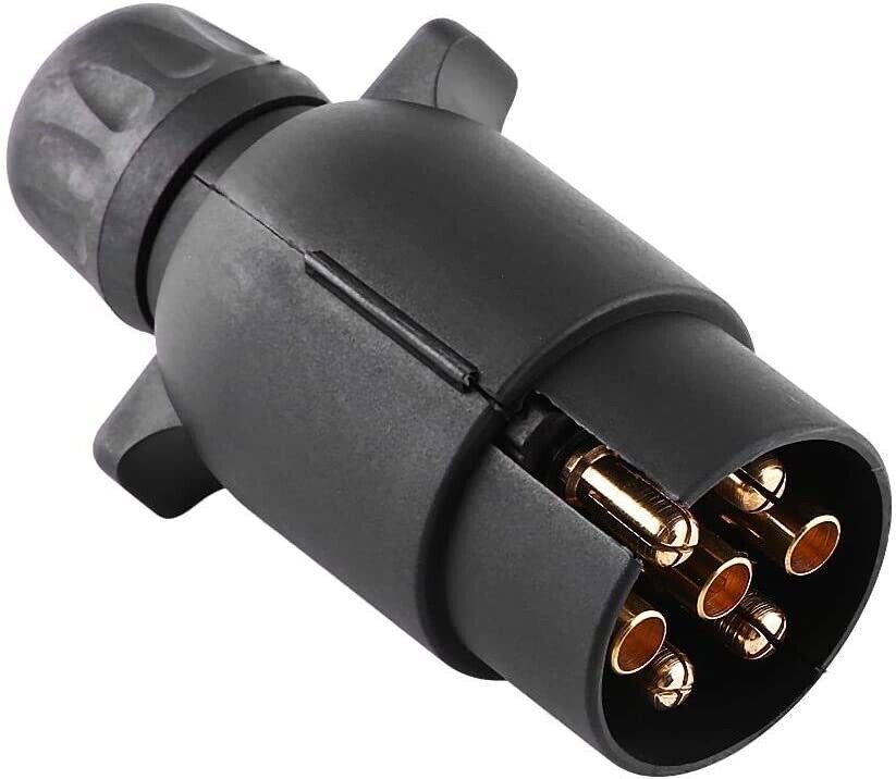 Force pro Trailer 7 Pin Large Round Plastic Male Plug Connector UB ...