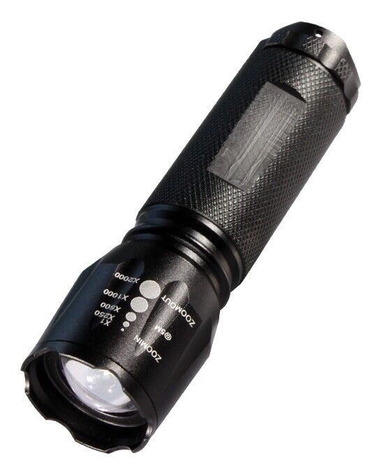 Force pro 3 Watt Cree LED Zoom Torch Spot Spread High performance On ...