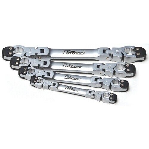 MAXIGEAR Mertic/SAE BRAKE LINE PIPE SPANNER WRENCH SET FLEXIBLE 8-32mm ...